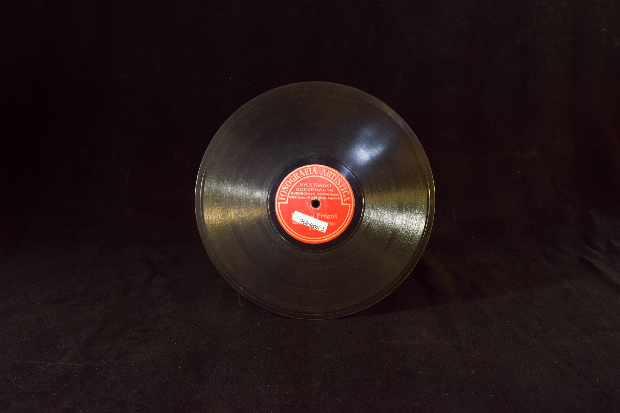 Disco fonográfico Orfeón Policía de Santiago | Colección MHC